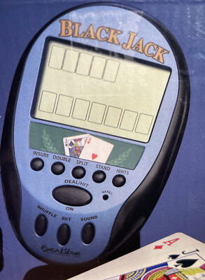 Electronic Black Jack Excalibur Electronics Model 473 NIB Era 2000-2009 ...