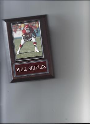 WILL SHIELDS PLAQUE KANSAS CITY CHIEFS KC FOOTBALL NFL | eBay Australia