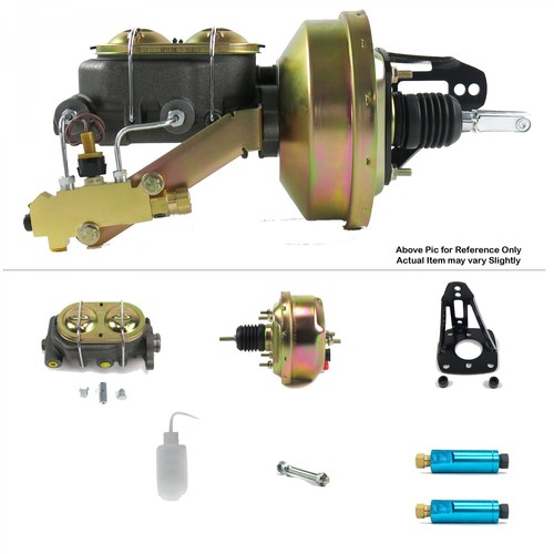 1953-56 Ford F100 Frame Mount Power 7" Single Brake Booster Kit Disc ...