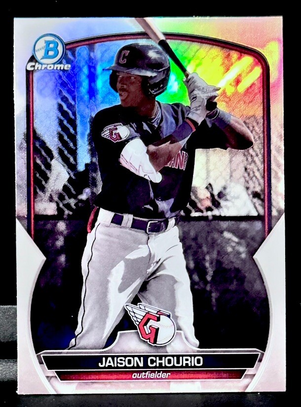 2023 Bowman Draft Chrome JAISON CHOURIO REFRACTOR 1ST BOWMAN #BDC-164 ...