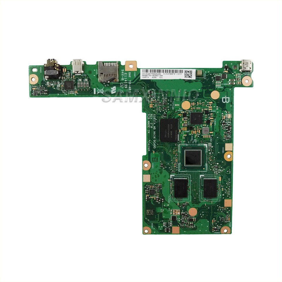 X205TA Laptop Motherboard for ASUS X205TA X205T Z3735F CPU 2GB RAM SSD ...