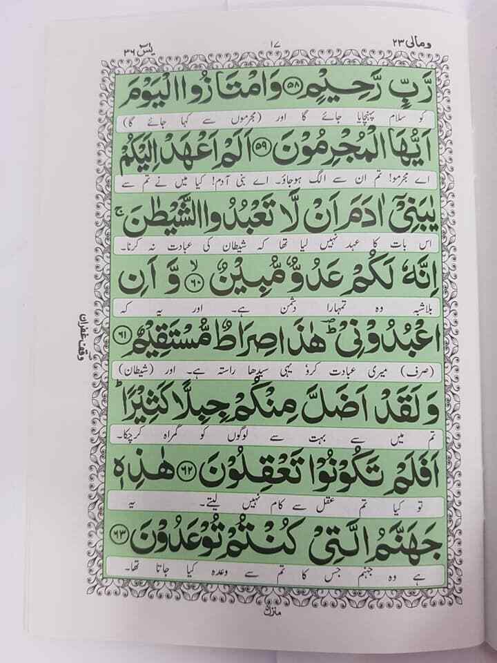 Surah Kafiroon With Urdu Translation