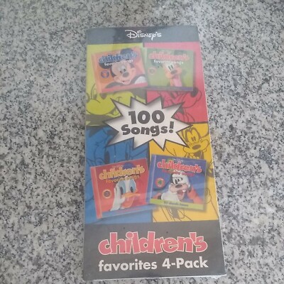 Disney's 100 Songs Children's 4-pack cds | eBay