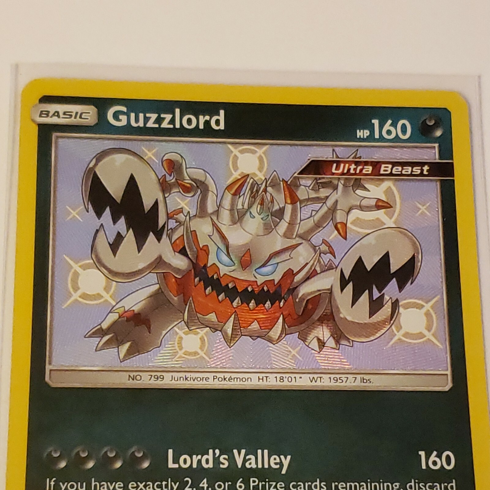 Shiny Guzzlord SV26/SV94 Shiny Vault Hidden Fates Pokemon Card Pack ...