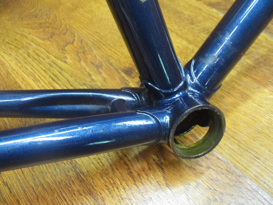 RARE VINTAGE SEROTTA CLUB RACER COLUMBUS STEEL LUGGED TRACK BIKE FRAME ...