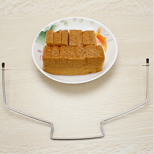 Adjustable Wire Cake Slicer Leveler Pizza Dough Cutter Trimmer Tool ...