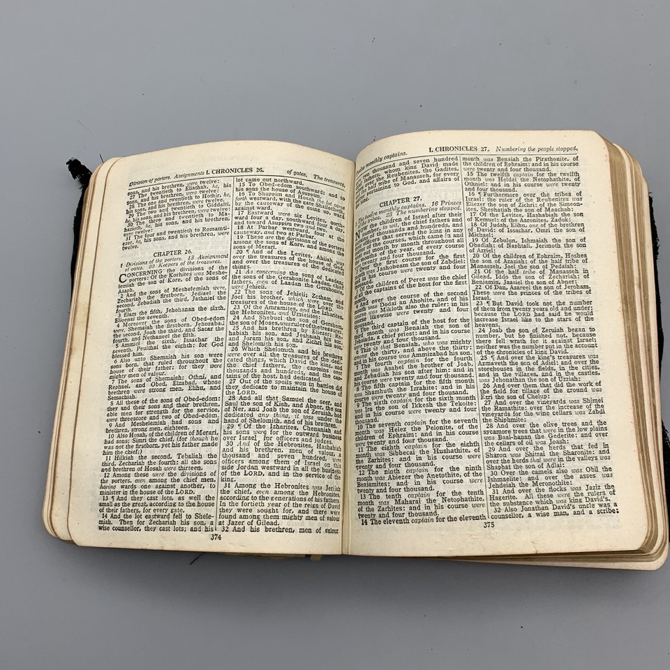 Antique The Holy Bible Text Conformable To Edition of 1611 World ...