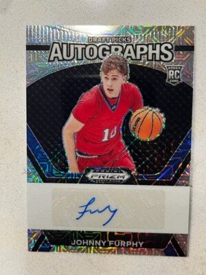 JOHNNY FURPHY Kansas 2024 Panini Prizm Draft Picks MOJO Autograph AUTO ...