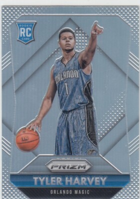2015-16 Tyler Harvey Panini Prizm SILVER ROOKIE HOLO #325 - Magic RC | eBay