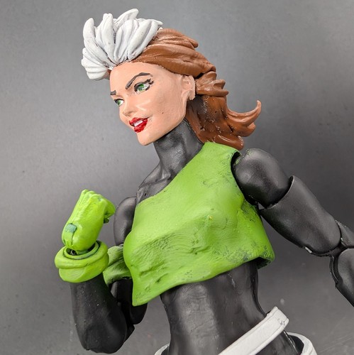 ROGUE Custom Marvel Legends by Wings FREE GLOBAL SHIPPING X-Men Punk ...