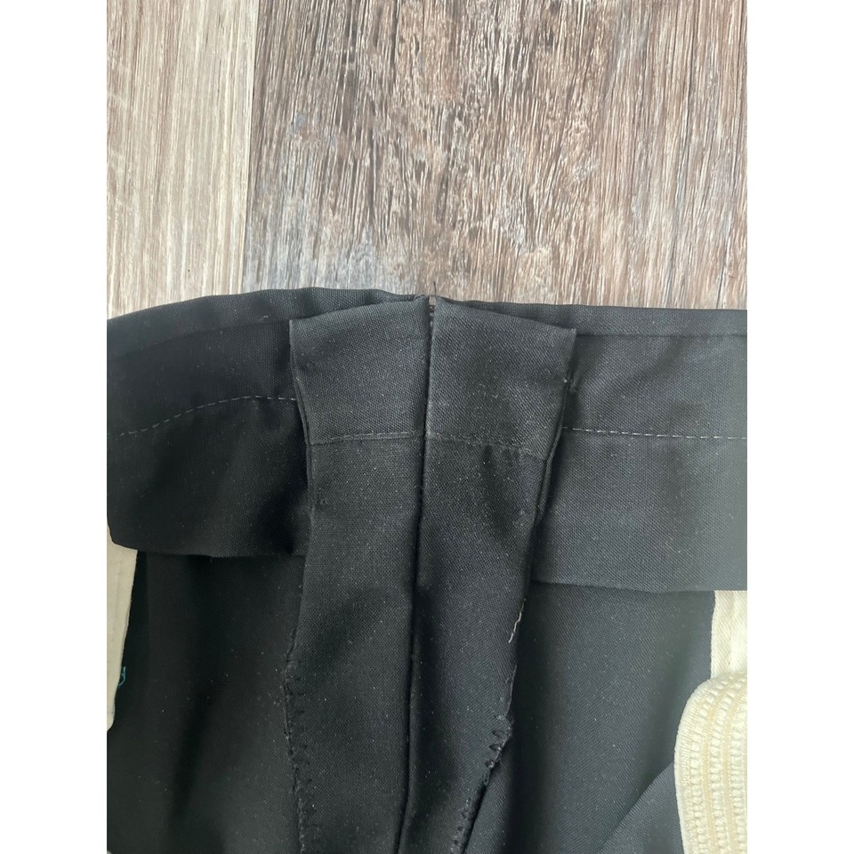 Black Sansabelt System Dress Pants Mens Size 36x32 Pleated Front | eBay