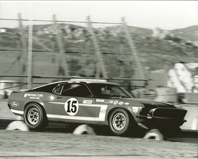 Vintage 8X10 1969 Riverside Ford Mustang No. 15 Parnelli Jones Auto ...