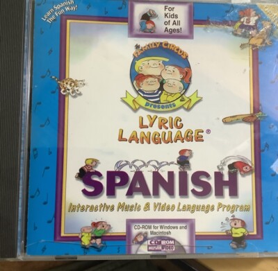 The Family Circus presents Lyric Language Spanish CD-ROM,Interactive ...