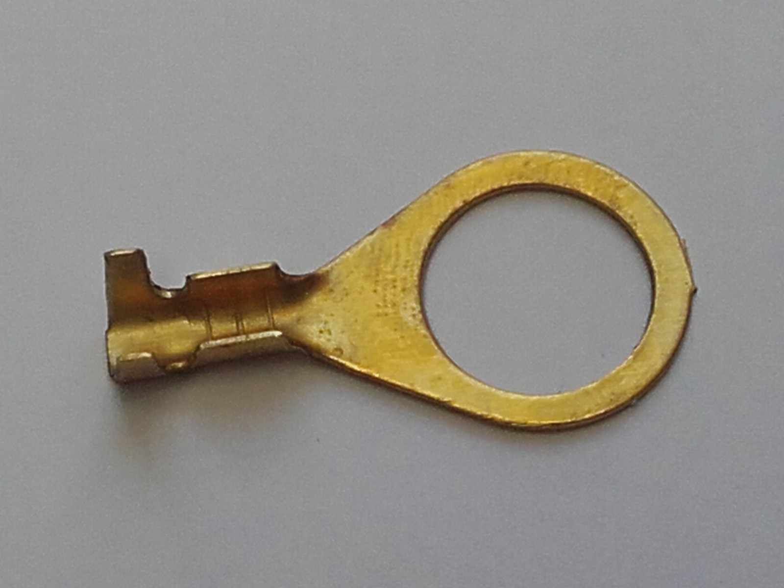 NON INSULATED BRASS RING EARTH CRIMP TERMINALS 2mm 3mm 4mm 5mm 6mm 8mm ...