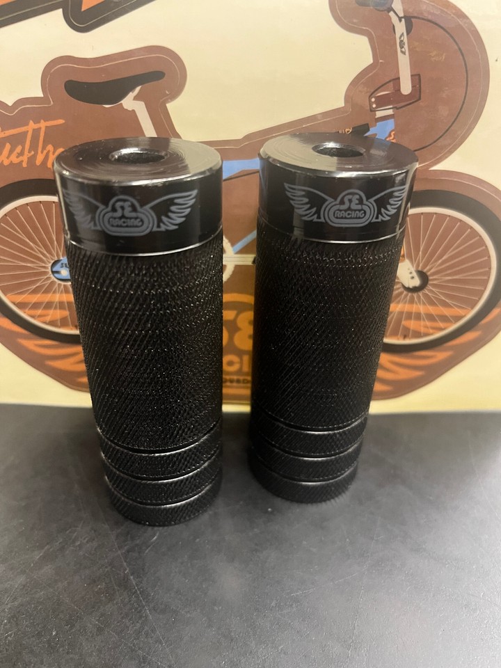 SE Bikes BMX Bike Wheelie 3/8” Bicycle Pegs Black Pair | eBay