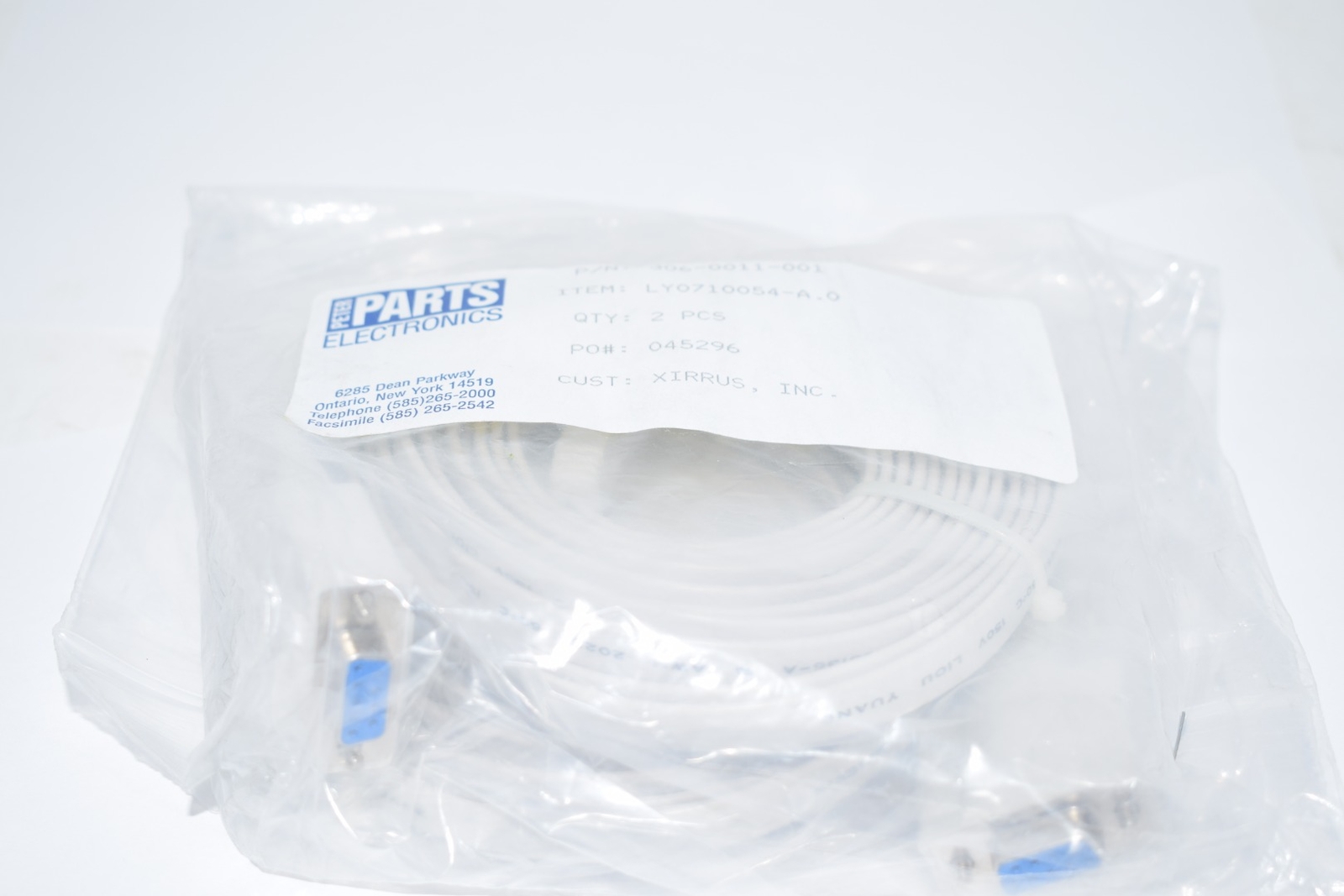 Lot of 2 NEW Peter Parts Electronics 306-0011-001 Cable Connector | eBay