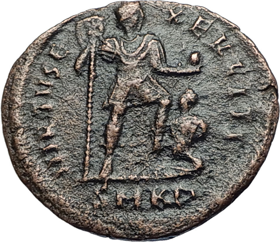 ARCADIUS Tramples CAPTIVE 383AD Cyzicus Authentic Ancient Roman Coin ...