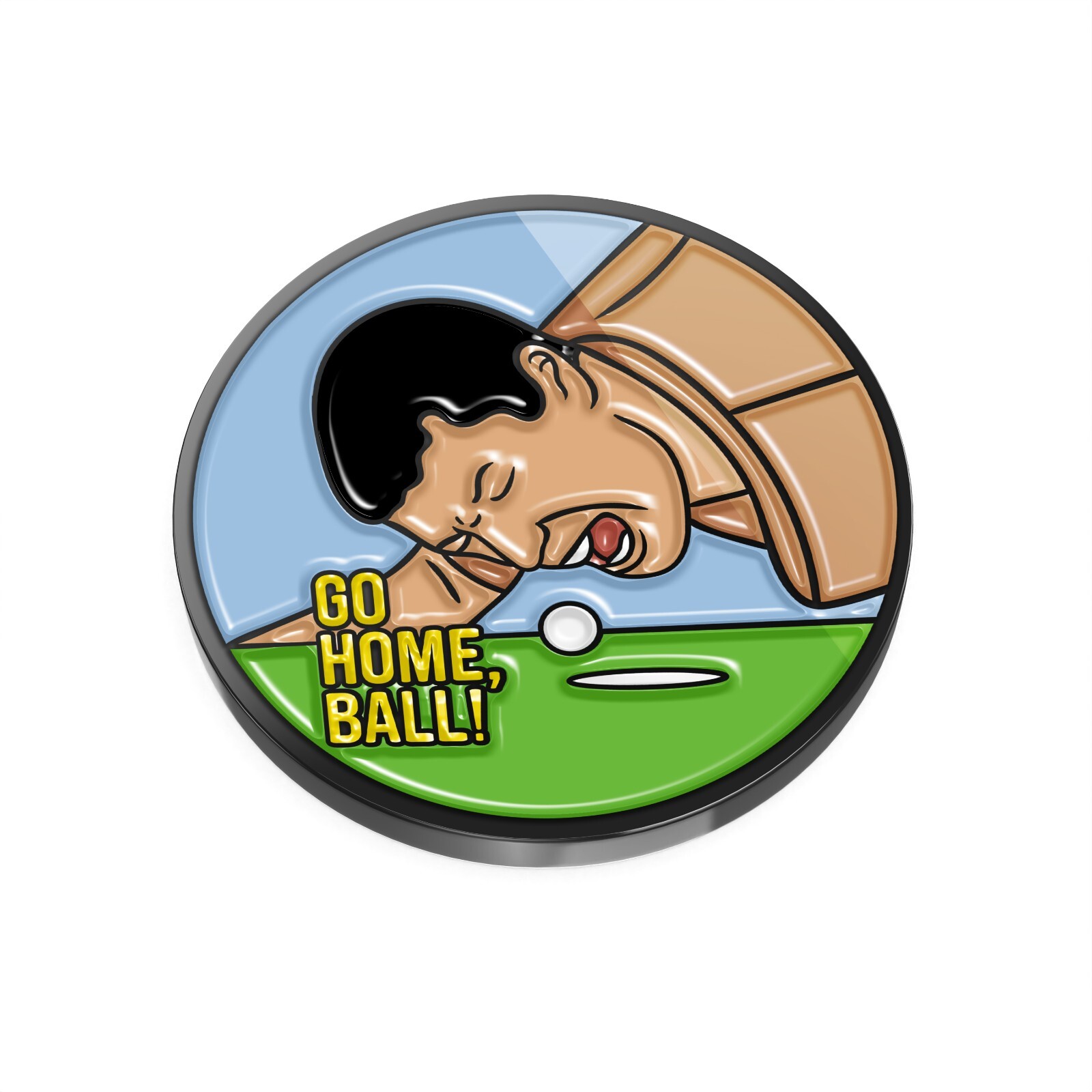 Go Home Ball! Funny Golf Ball Marker with Magnetic Hat Clip, Gilmore ...