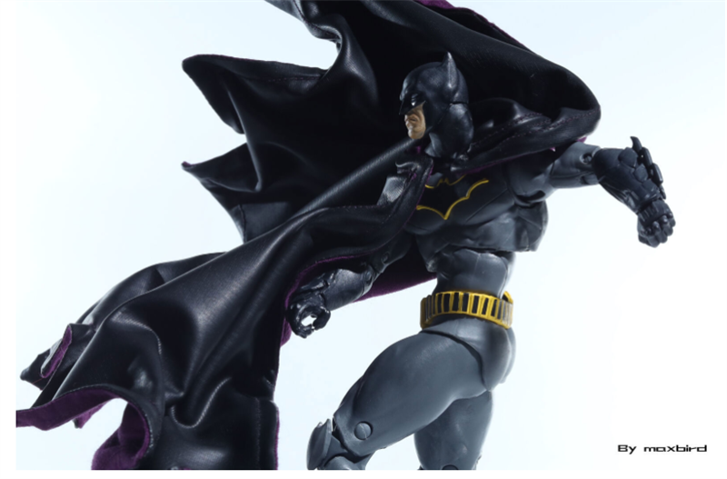 1/12 Custom Wired Cape for DC Comics Reborn Batman Cape Action Figure ...