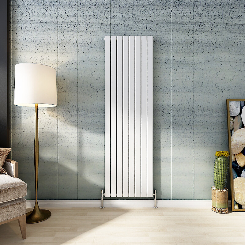 Vertical Horizontal Designer Bathroom Oval Column Radiator White ...