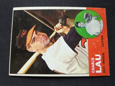 1963 Topps Baseball Card # 41 Charley Lau - Baltimore Orioles (VG/EX ...