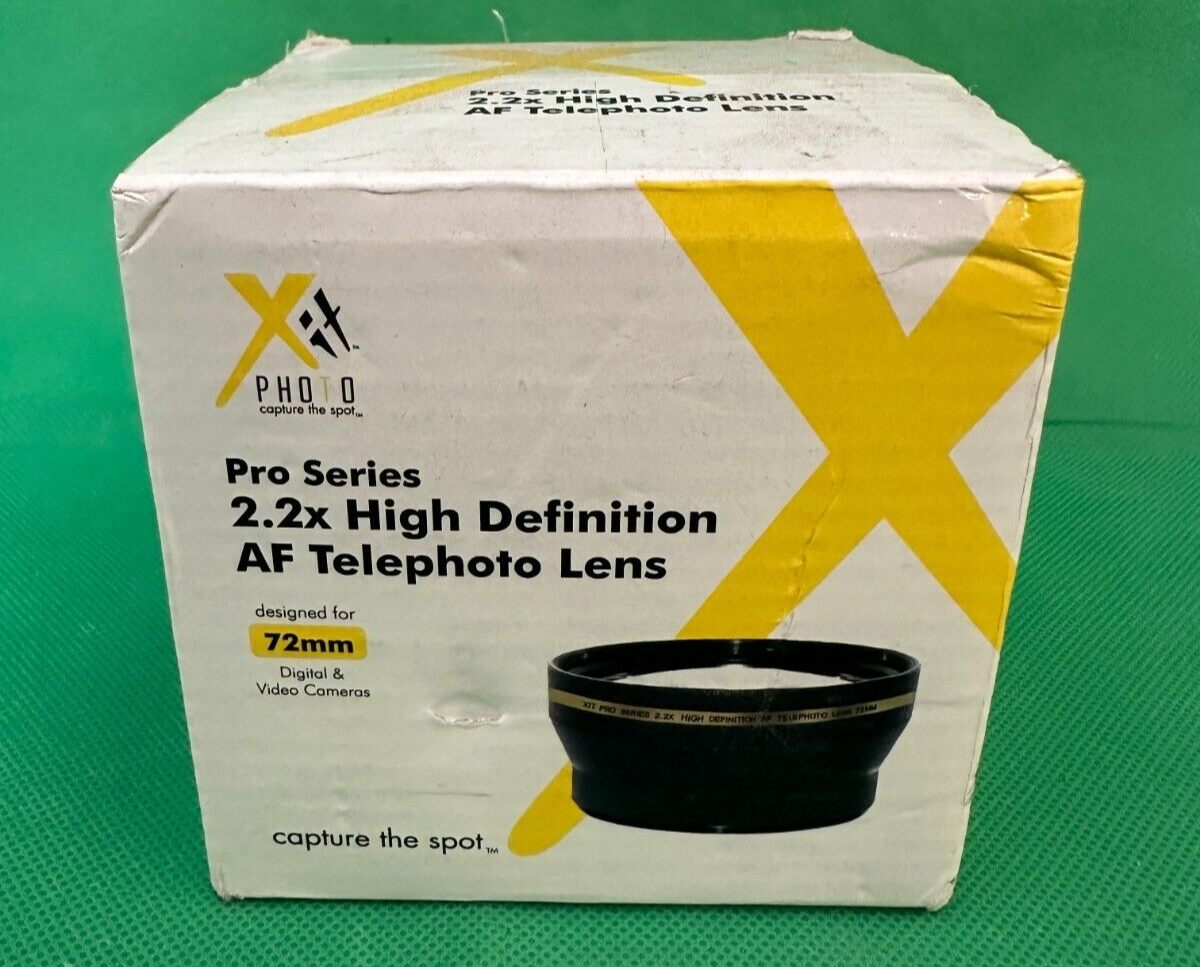 XIT Pro Series 2.2x High Definition AF Telephoto Lens 72mm For Digital ...