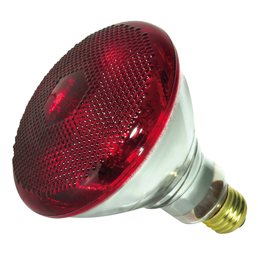 175BR38/HR RED HEAT LAMP 175W Watt BR38 120V Volt Medium E26 Base | eBay