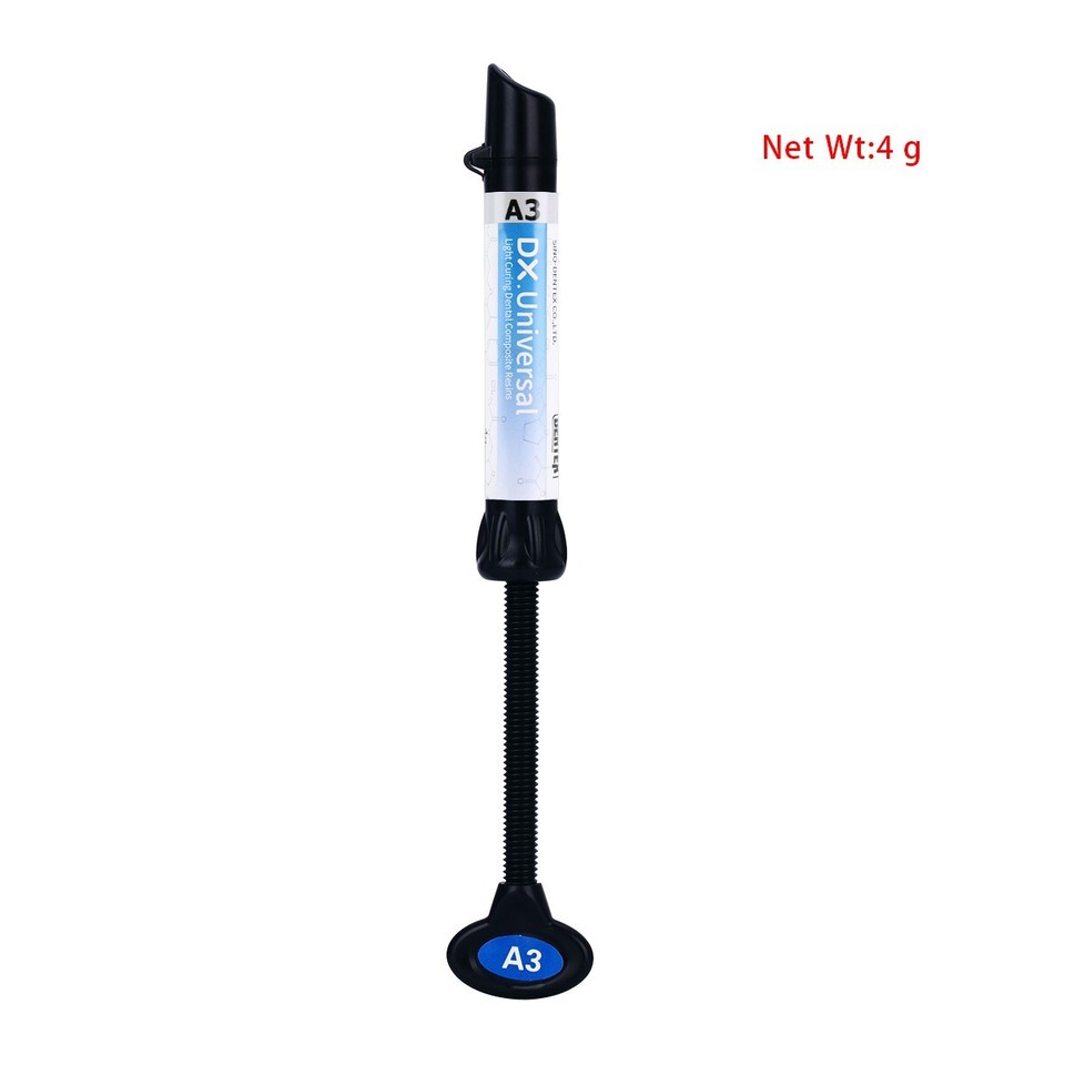 DENTEX Dental Universal Light Cure Composite Resin A3 Shade 4g/Syringe ...