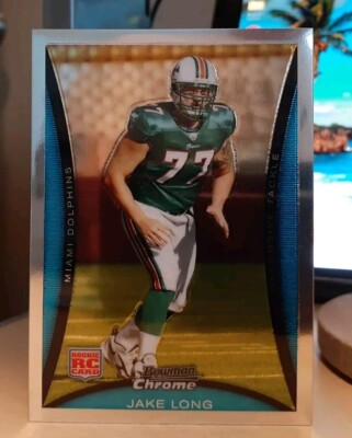 2008 Bowman Chrome *Silver* 084/199 Jake Long #BC104 Rookie MICHIGAN ...