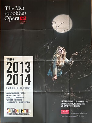 Affiche Cinéma THE METROPOLITAN OPERA NEW YORK 120x160cm Poster / MET ...
