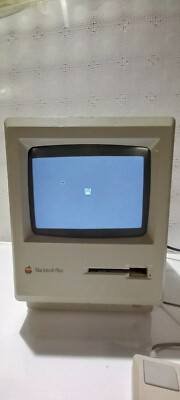 Vintage Apple Macintosh Plus 1MB Desktop Computer M0001A W/ MOUSE ...