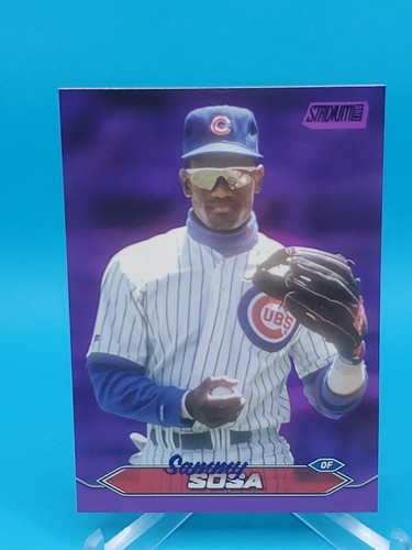 Sammy Sosa 2024 Topps Stadium Club #83 Purple Foil Parallel 10/75 ...