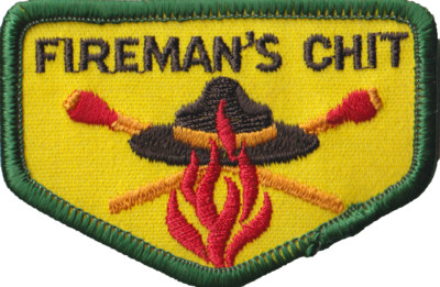 Fireman's Chit Patch Green Bdr (AR2965) | eBay