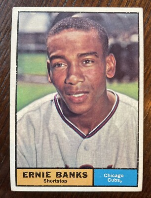 1961 Topps Ernie Banks EX Nice Looking Chicago cubs | eBay