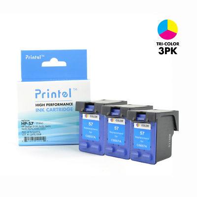 Compatible Inkjet Cartridge Replacement for HP 57 (C6657AN) Tricolor (3 ...