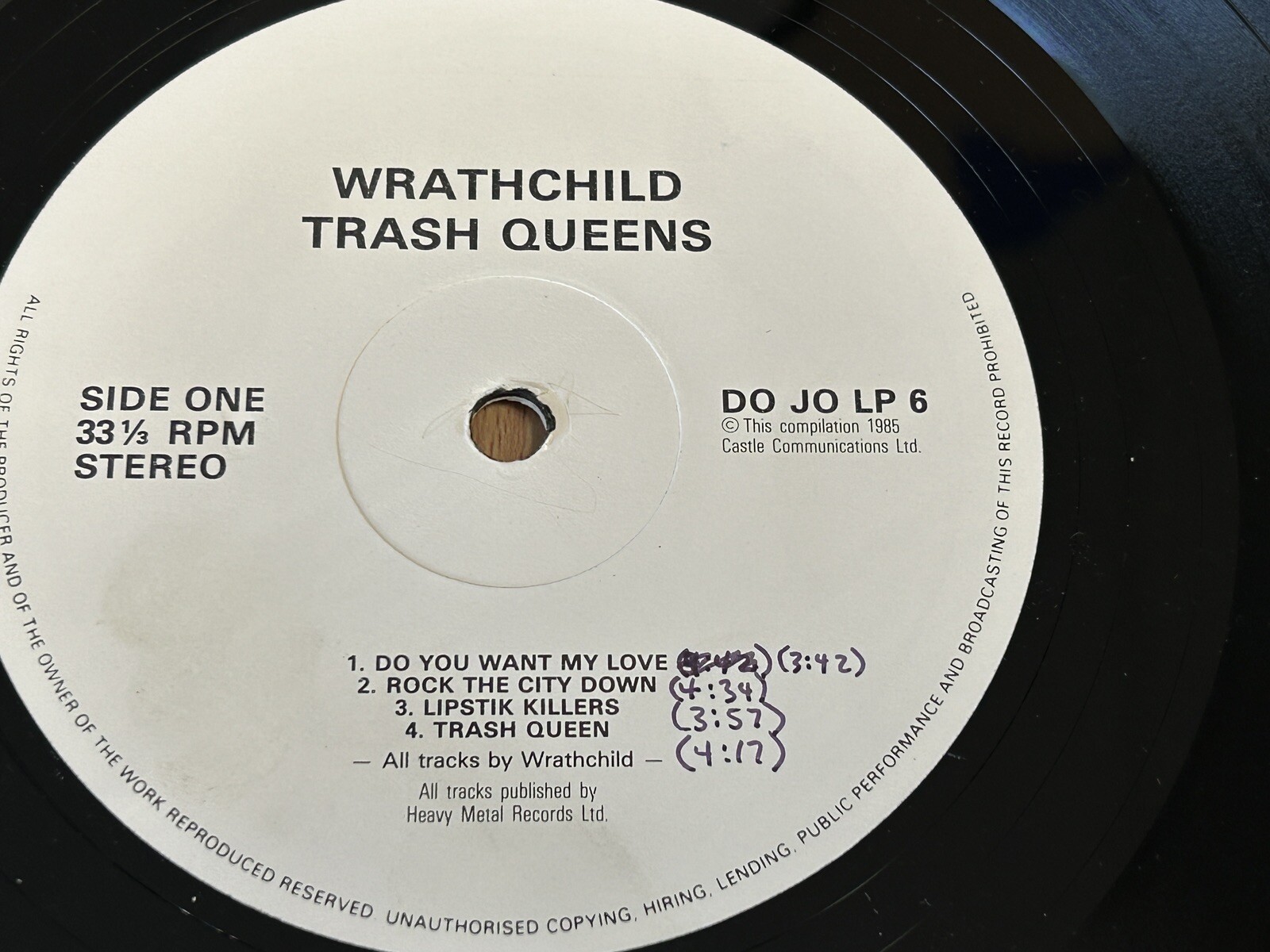 WRATH CHILD- Trash Queens, Vinyl Record Album, Heavy Metal Records Ltd, 1985 | eBay
