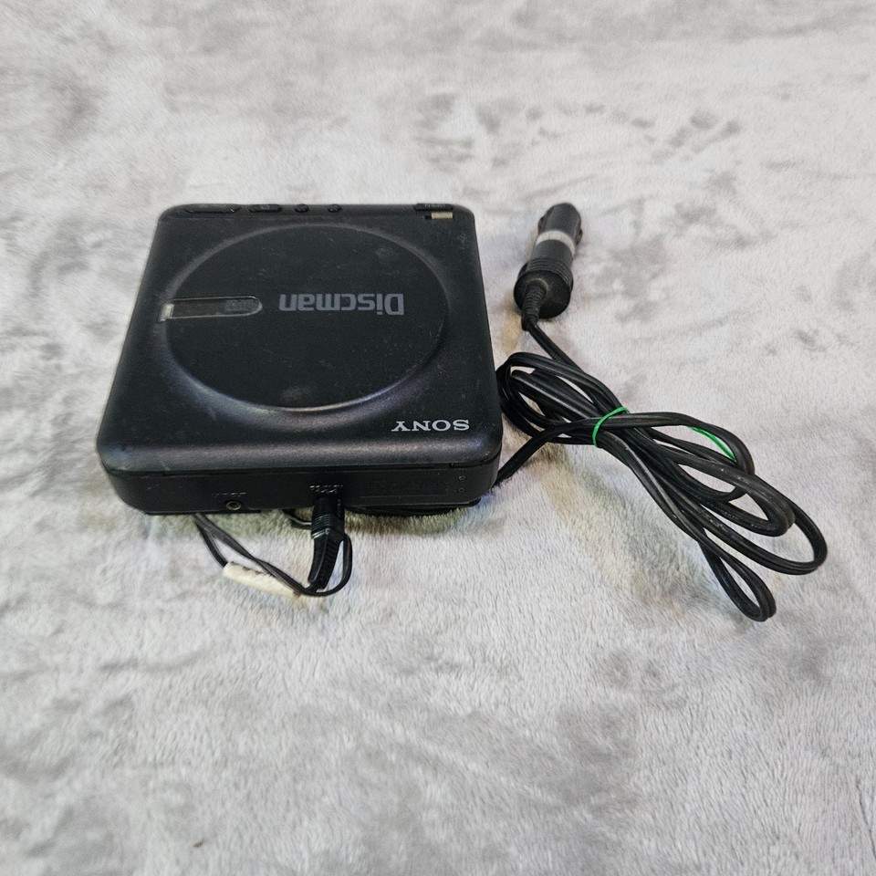 1990 Sony Discman D-2 Compact Portable CD Player With Mount Plate For ...