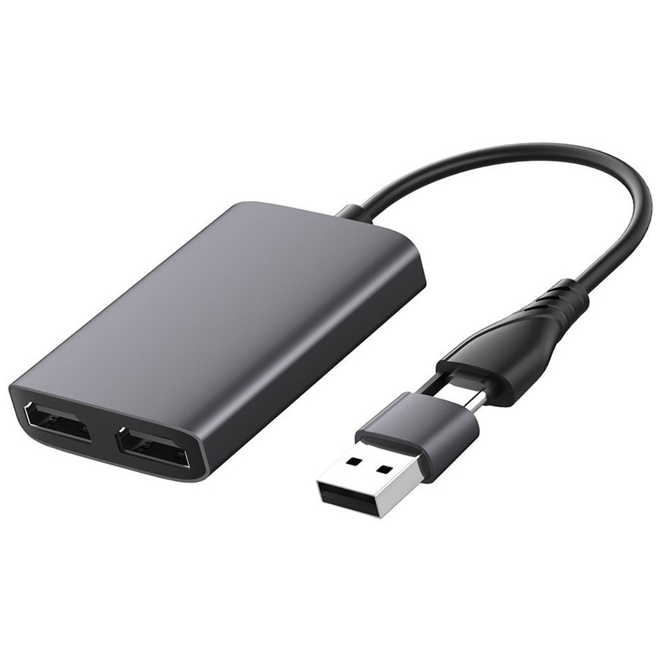 Type-c USB 3.0 Hub Adapter Dual Port Expander USB Type C Converter for ...