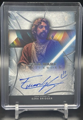 2024 Topps Chrome Star Wars Masterwork #A-EE Eman Esfandi As Ezra ...