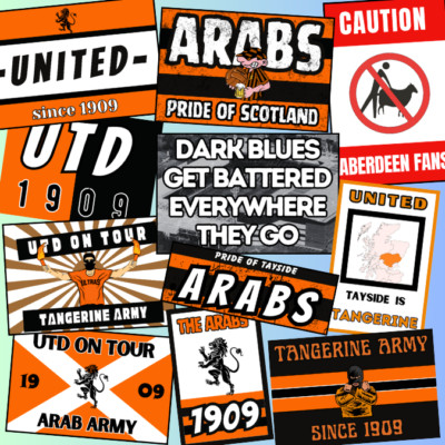 50x Dundee United inspired football stickers - Weatherproof | eBay UK
