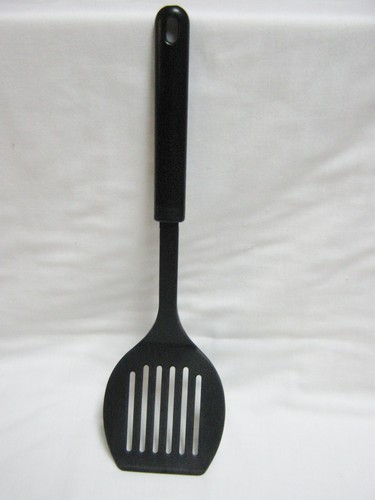 CALPHALON ALL BLACK SLOTTED TURNER FLIPPER SPATULA UTENSIL | eBay