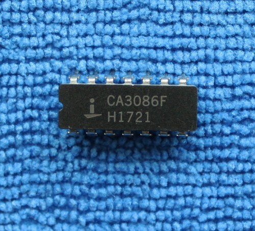 1pcs CA3086F CA3086 General Purpose NPN Transistor Array | eBay
