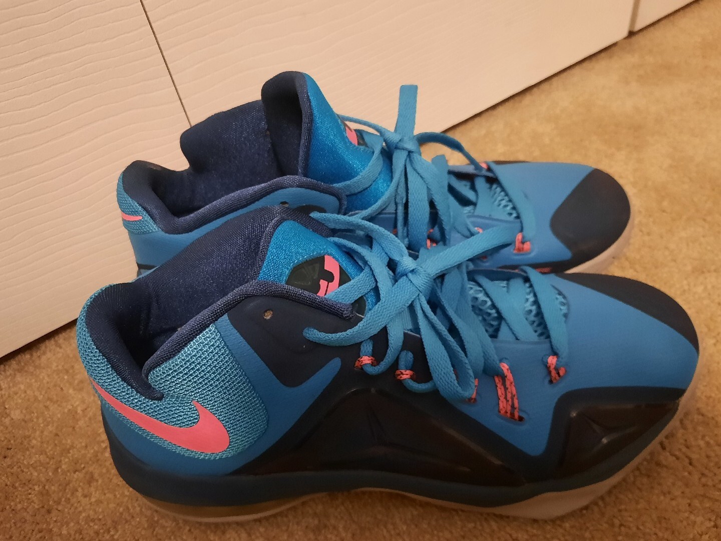 Nike Ambassador 7 Blue Lagoon LeBron James Sz 9 - Gem