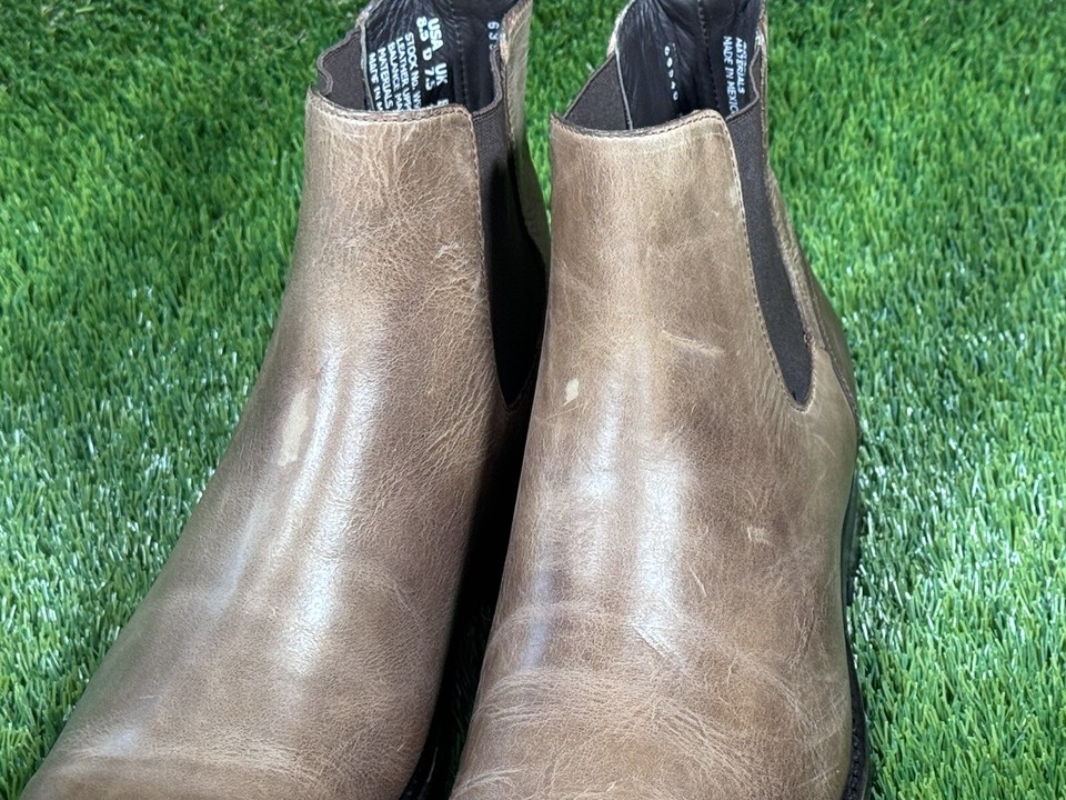 🔥Wolverine BLVD Brown Leather Slip On Chelsea Boots | W990121 | Mens 8. ...