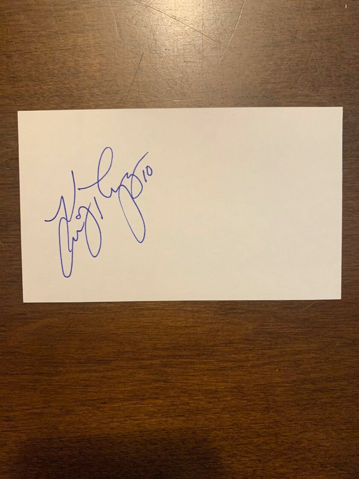 KEVIN THOMPSON - PENN STATE FOOTBALL - AUTHENTIC AUTOGRAPH SIGNED INDEX ...