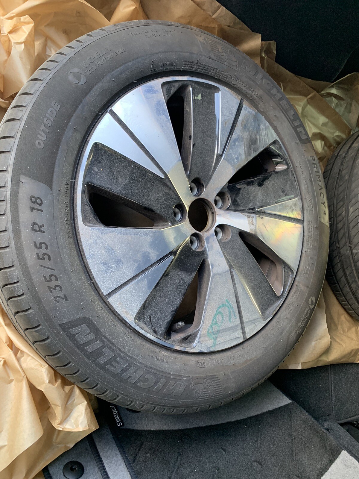 Set Of 2022 Genuine 18 Inch VOLVO XC40 Alloy Wheels & Michelin Tyres ...