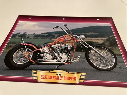 Harley Davidson 1340 Custom Chopper 1999 Motorcycle Passion Atlas | eBay