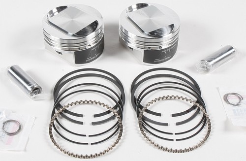 Wiseco Piston Kit (Domed) - .020in. Oversize to 3.518in., 10.5:1 Com ...