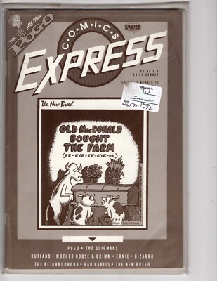 Comic Express Vol 2 #10 The Quigmans Pogo Mother Goose & Grimm Outland ...