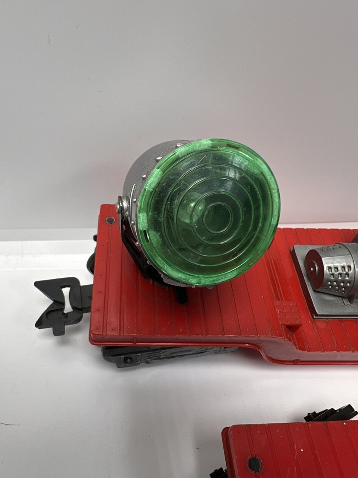 Marx O WECX 4571 W Red Spotlight Flat Car Model Train | eBay